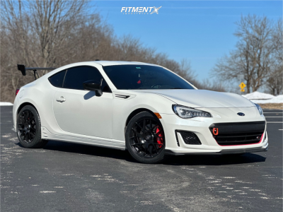 Subaru Brz White Black Rims