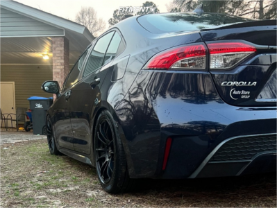 2020 Toyota Corolla SE with 17x9 AVID1 Av20 and Federal 235x45 on ...