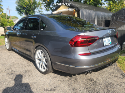 2018 Volkswagen Passat R-Line with 19x8.5 Aodhan Aff7 and Nitto 245x40 ...
