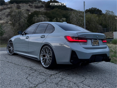 2024 BMW M340i XDrive Base with 20x9 HRE FlowForm Ff28 and Michelin 245x30 on Lowering Springs ...