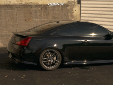 2012 INFINITI G37 Sport with 19x8.5 Enkei Ty5 and Lexani 255x35 on Coilovers | 3254069 | Fitment ...
