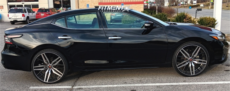 2020 Nissan Maxima SL with 22x9 Axe Ex30 and Lionhart 285x25 on Stock ...