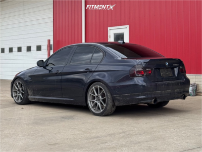 2009 BMW 335d Base with 18x8.5 Enkei Tsv and Continental 225x40 on ...