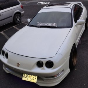 1995 Acura Integra Special Edition with 16x8 Vors Tr3 and Lexani 195x50 ...