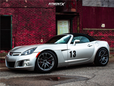 2007 Saturn Sky with 18x8.5 35 Vors Tr4 and 245/45R18 Continental ...