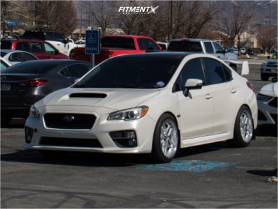 2016 Subaru WRX Premium with 18x9.5 ESR Cs15 and Continental 245x40 on ...