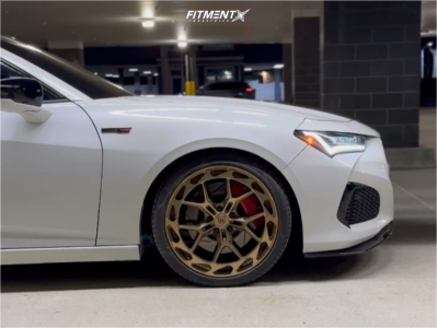 2022 Acura TLX Type S with 20x9 Rohana Rfx19 and Pirelli 255x35 on ...