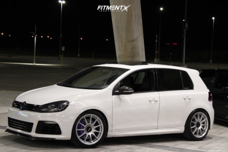 2012 Volkswagen Golf R Base with 18x8.5 Rotiform Dtm and Michelin ...