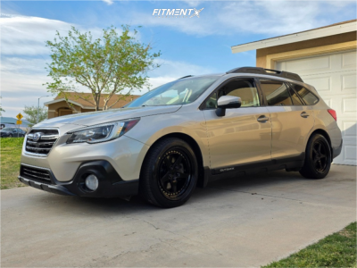 2018 Subaru Outback with 18x9.5 35 Aodhan Ds05 and 235/50R18 Falken ...