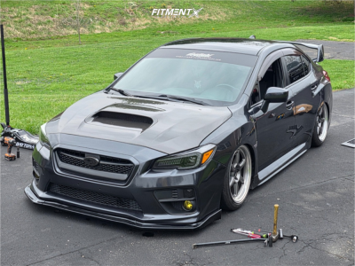 2017 Subaru WRX with 18x9.5 38 Kansei Roku and 235/40R18 Falken All ...