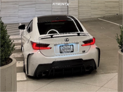 2017 Lexus RC F Base with 20x9 Rohana Rfx11 and Hankook 255x30 on Air ...