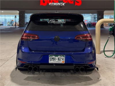 2015 Volkswagen Golf R Base with 19x9.5 ESR Cs12 and Continental 235x35 ...