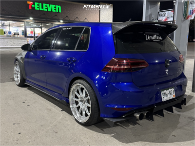 2015 Volkswagen Golf R Base with 19x9.5 ESR Cs12 and Continental 235x35 ...