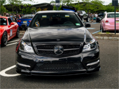 2013 Mercedes-Benz C300 4Matic Sport with 18x8.5 Kansei Tandem and ...