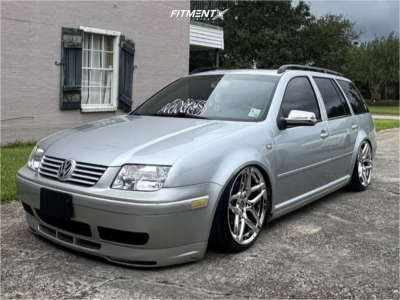 2003 Volkswagen Jetta with 18x8.5 35 Heritage Ebisu Monoc and 205/40R18 ...