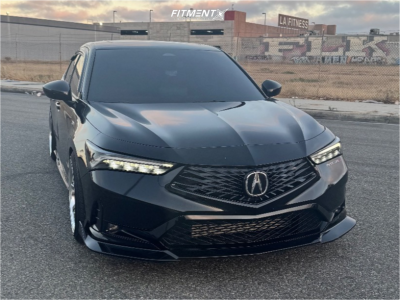 2023 Acura Integra A-Spec with 18x9.5 Work T7r2p and Continental 235x40 ...