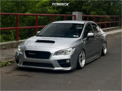 2016 Subaru WRX Base with 18x9.5 Aodhan Ds05 and Kosic 215x35 on ...