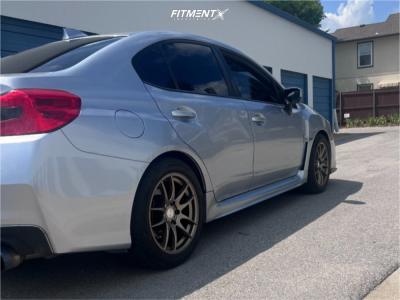 2018 Subaru WRX Base with 17x8 AVID1 Av32 and Road Hugger 225x50 on ...