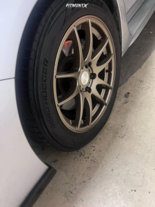 2018 Subaru WRX Base with 17x8 AVID1 Av32 and Road Hugger 225x50 on ...