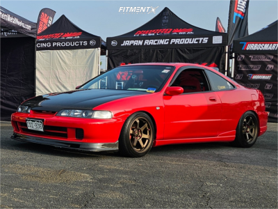 2000 Acura Integra with 16x8 25 Volk Te37 and 205/45R16 Toyo Tires ...