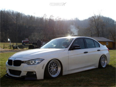 2016 BMW 340i XDrive Base with 18x8.5 Aodhan Ah02 and Pirelli 245x45 on ...