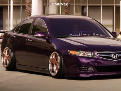 2006 Acura TSX Base with 18x10 Work VS KF and Federal 215x35 on Air ...