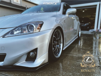 2011 Lexus IS250 Base with 18x8.5 Work Emotion D9r and Nankang 225x40 ...