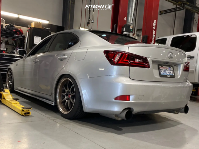 2011 Lexus IS250 Base with 18x8.5 Work Emotion D9r and Nankang 225x40 ...