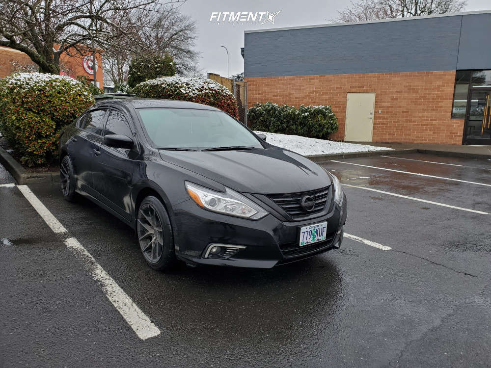 2017 Nissan Altima Base with 18x9.5 Niche Misano and Federal 235x45 on ...