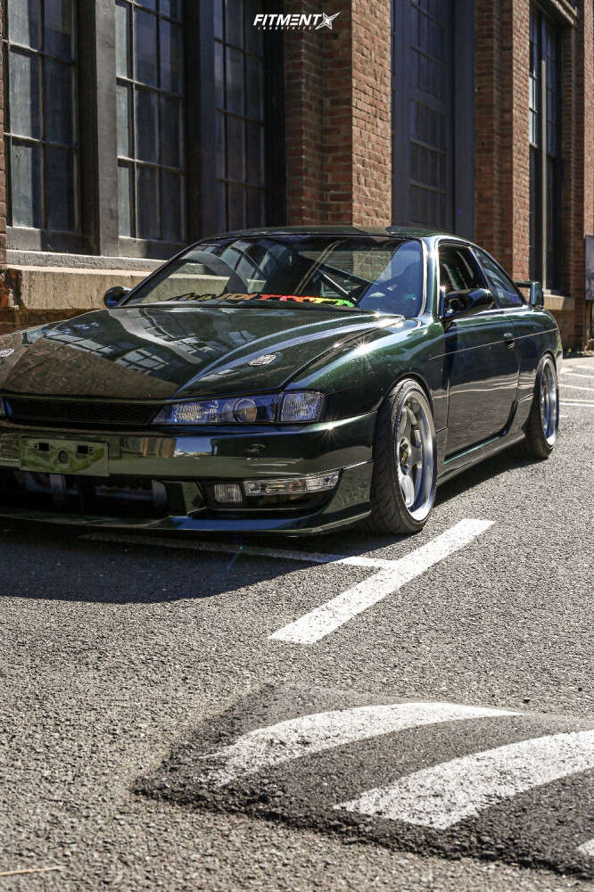 1998 Nissan 240SX Base with 17x9 Rays Engineering Lmgt2 and Federal ...