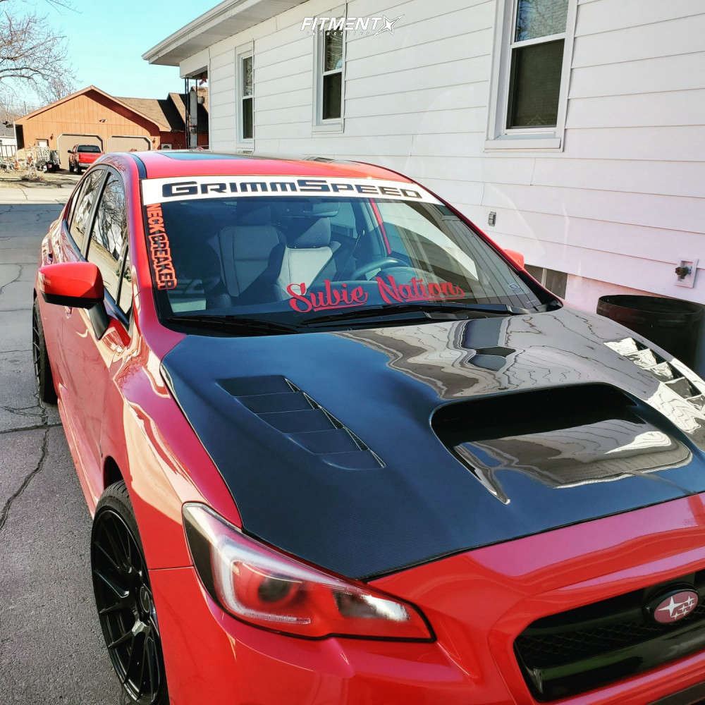 2017 Subaru WRX Premium with 18x9.5 Enkei Tm7 and Michelin 255x35 on ...