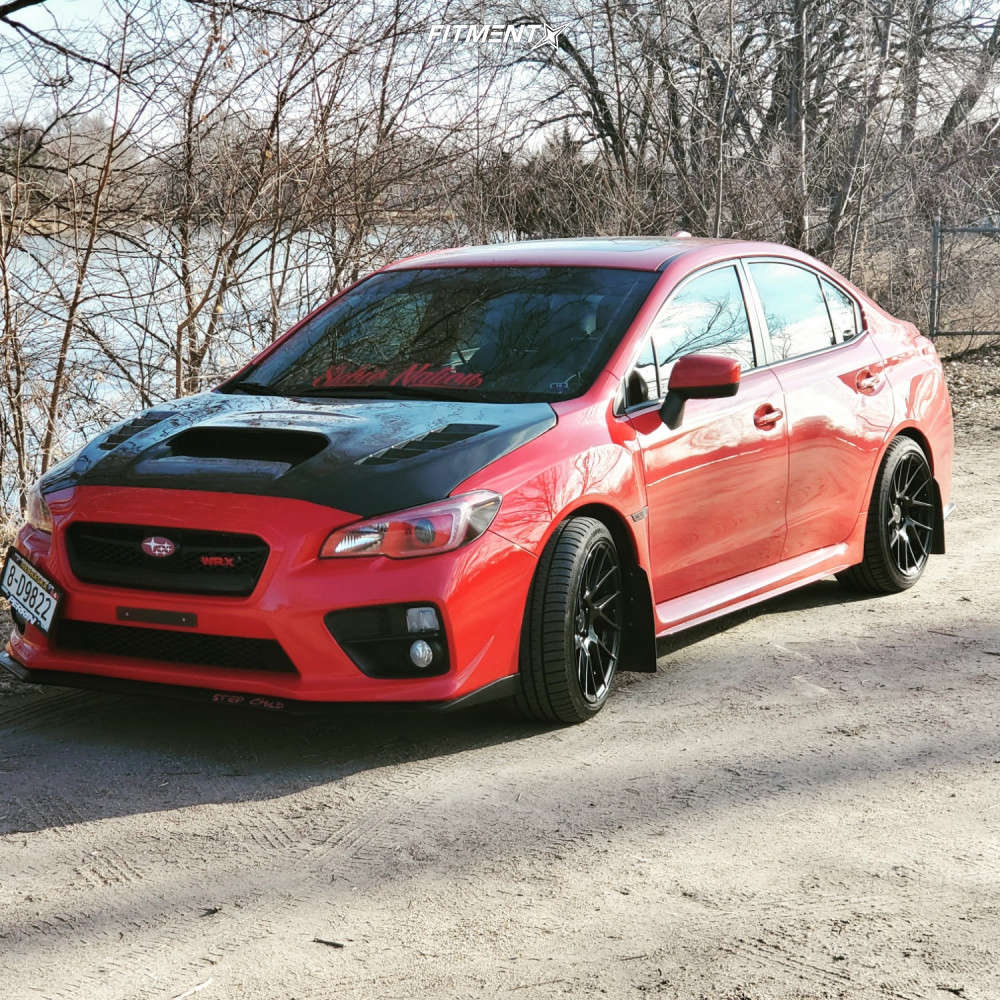 2017 Subaru WRX Premium with 18x9.5 Enkei Tm7 and Michelin 255x35 on ...