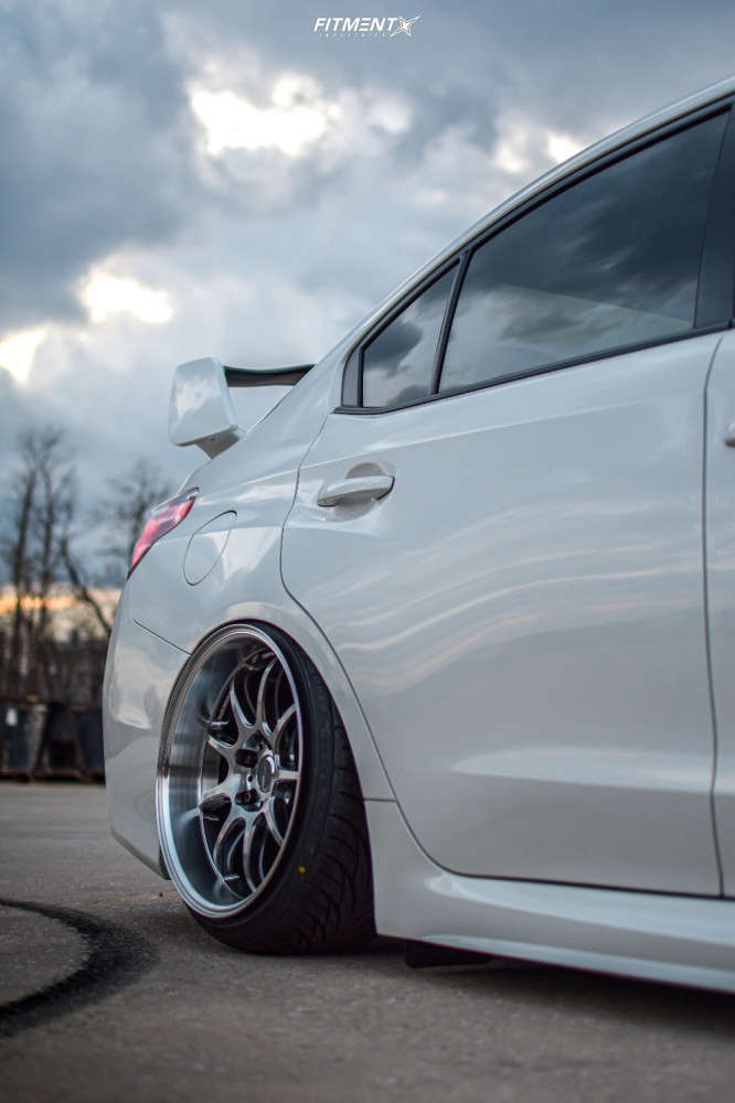 2018 Subaru WRX Premium with 18x10.5 Work D9r and Federal 225x35 on Air ...