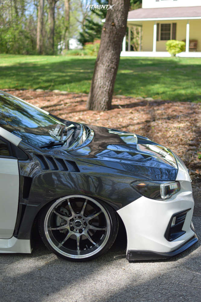 2018 Subaru WRX Premium with 18x10.5 Work D9r and Federal 225x35 on Air ...