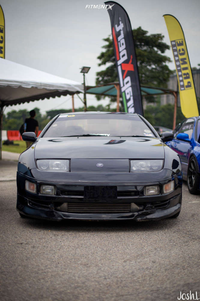 1991 Nissan 300ZX 2 2 with 18x9 Work Xd9 and Yokohama 245x40 on ...