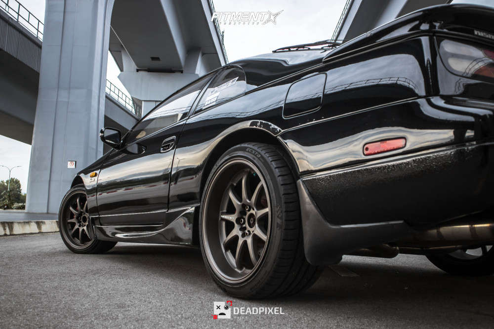 1991 Nissan 300ZX 2 2 with 18x9 Work Xd9 and Yokohama 245x40 on ...