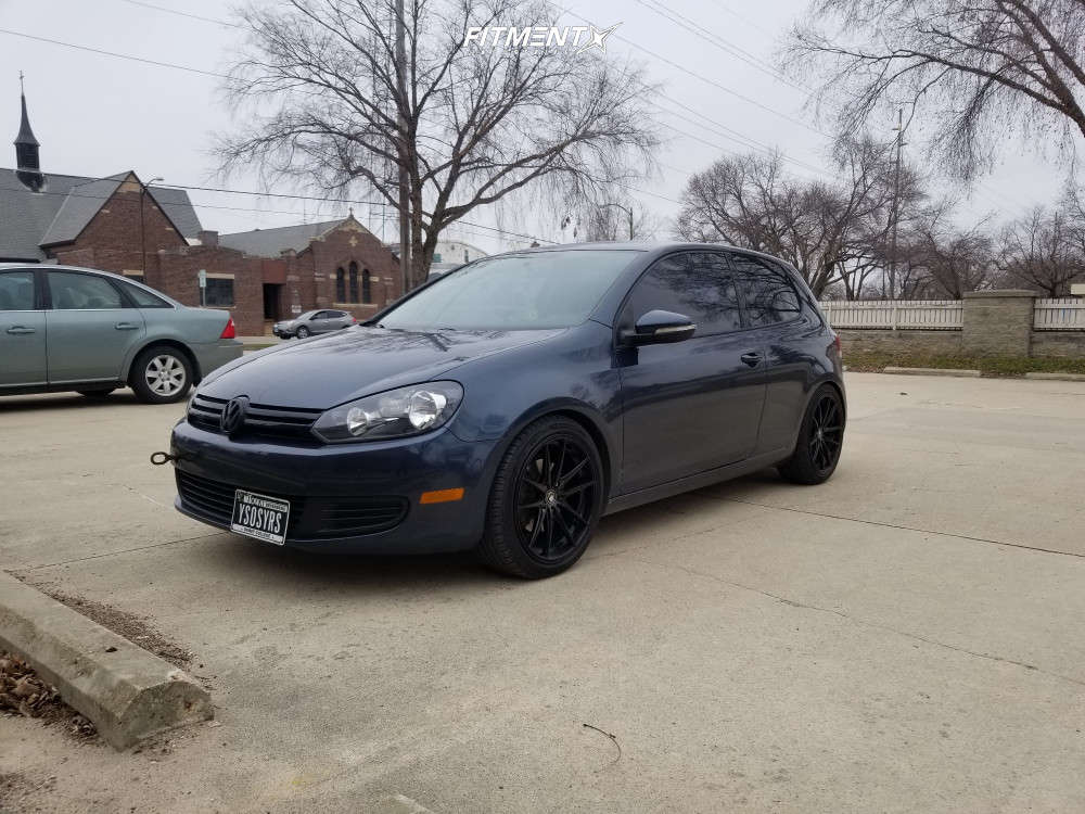 2012 Volkswagen Golf Comfortline with 18x8 Konig Oversteer and Lexani ...