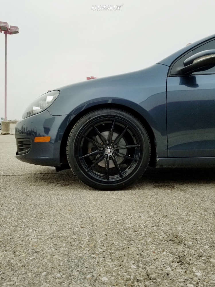 2012 Volkswagen Golf Comfortline with 18x8 Konig Oversteer and Lexani ...