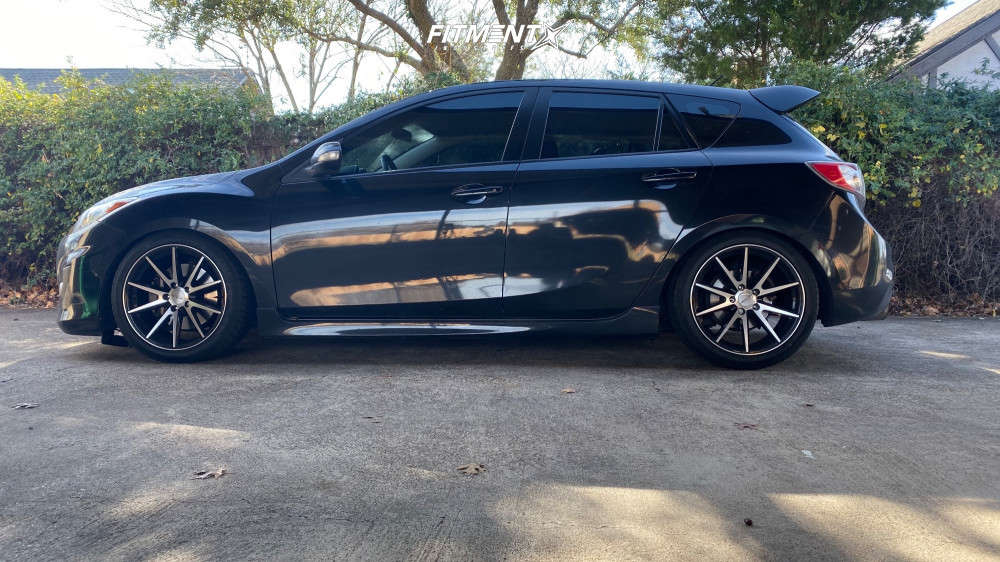 2013 Mazda MazdaSpeed3 Base with 18x8.5 Versus Racing Vs73 and Ohtsu ...