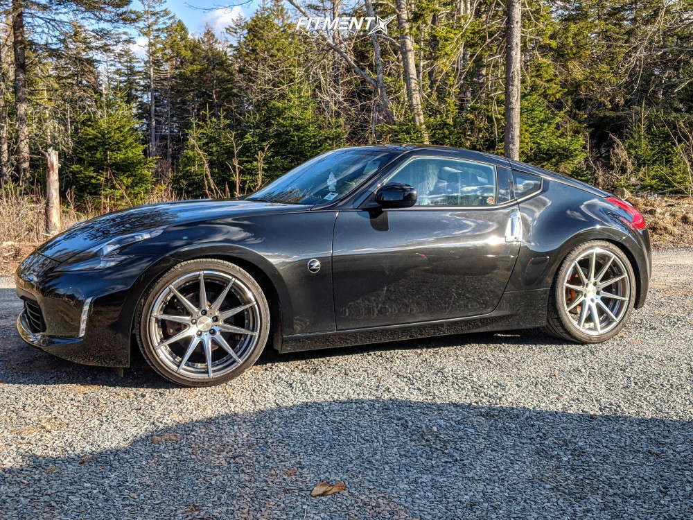 2017 Nissan 370Z Base with 20x10 Verde Insignia and Pirelli 265x35 on ...