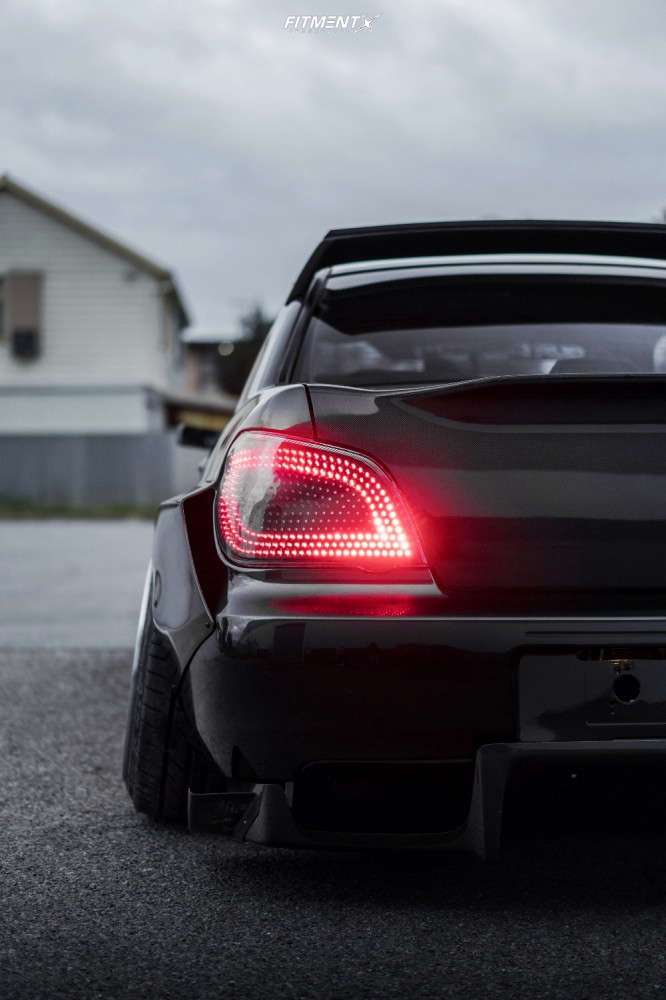 2002 Subaru Impreza WRX AWD 4dr Sedan (2.0L 4cyl Turbo 5M) with 18x11.5 ...