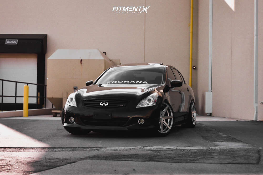 2013 INFINITI G37 X with 20x9.5 Rohana Rc7 and Hankook 255x35 on ...