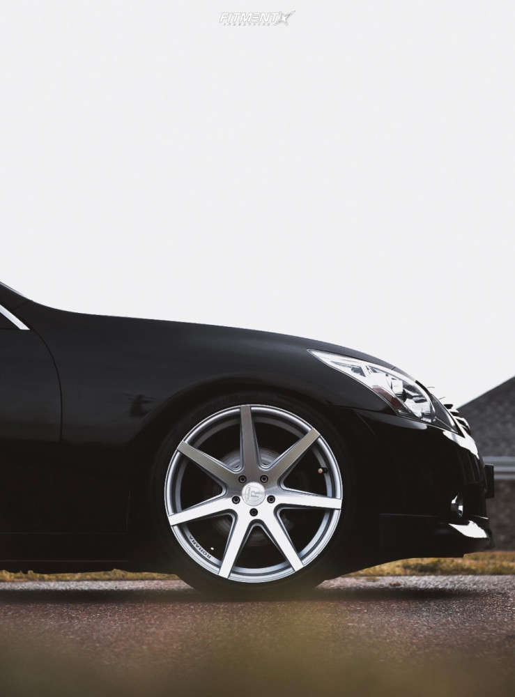 2013 INFINITI G37 X with 20x9.5 Rohana Rc7 and Hankook 255x35 on ...