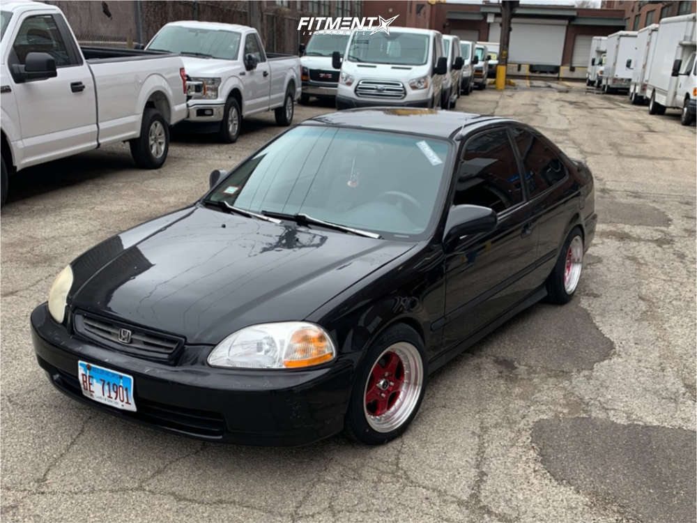 1998 Honda Civic DX with 15x8 JNC Jnc010 and Hankook 195x50 on ...