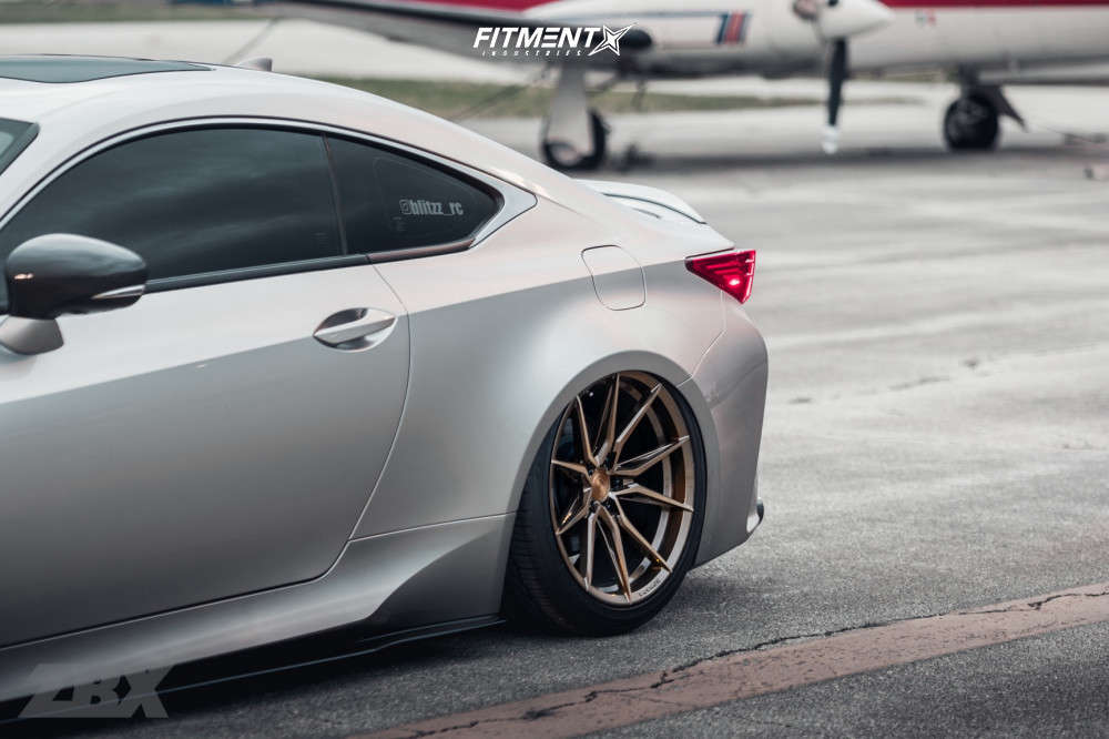 2015 Lexus RC350 F Sport with 20x9 Rohana Rfx13 and Toyo Tires 245x35 ...