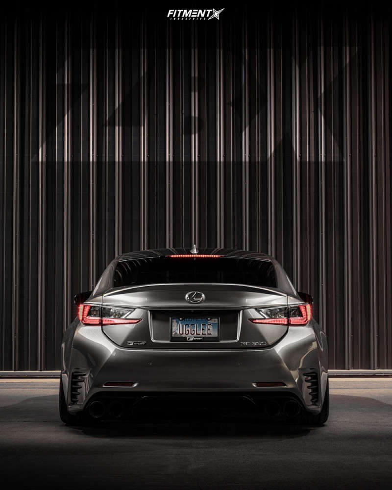 2015 Lexus RC350 F Sport with 20x9 Rohana Rfx13 and Toyo Tires 245x35 ...