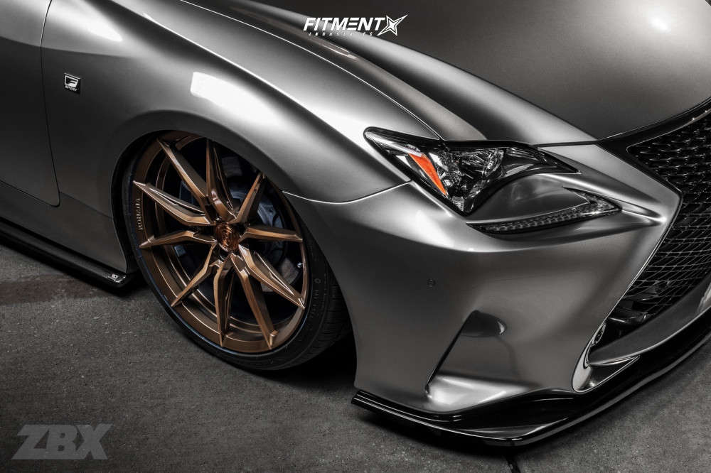 2015 Lexus RC350 F Sport with 20x9 Rohana Rfx13 and Toyo Tires 245x35 ...