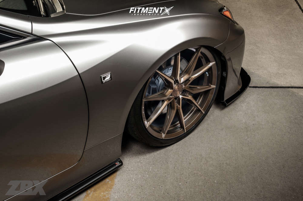 2015 Lexus RC350 F Sport with 20x9 Rohana Rfx13 and Toyo Tires 245x35 ...