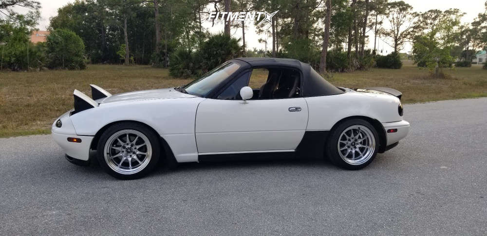 1995 Mazda MX-5 Miata Base with 15x8 F1R F05 and Toyo Tires 195x45 on ...