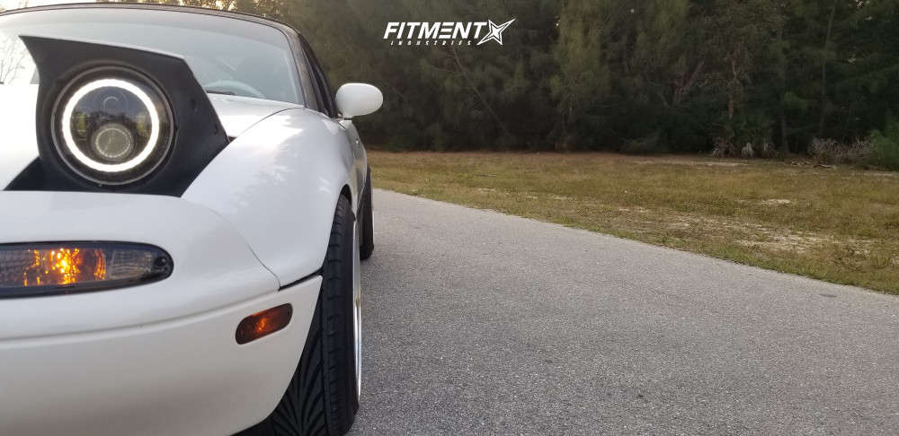 1995 Mazda MX-5 Miata Base with 15x8 F1R F05 and Toyo Tires 195x45 on ...
